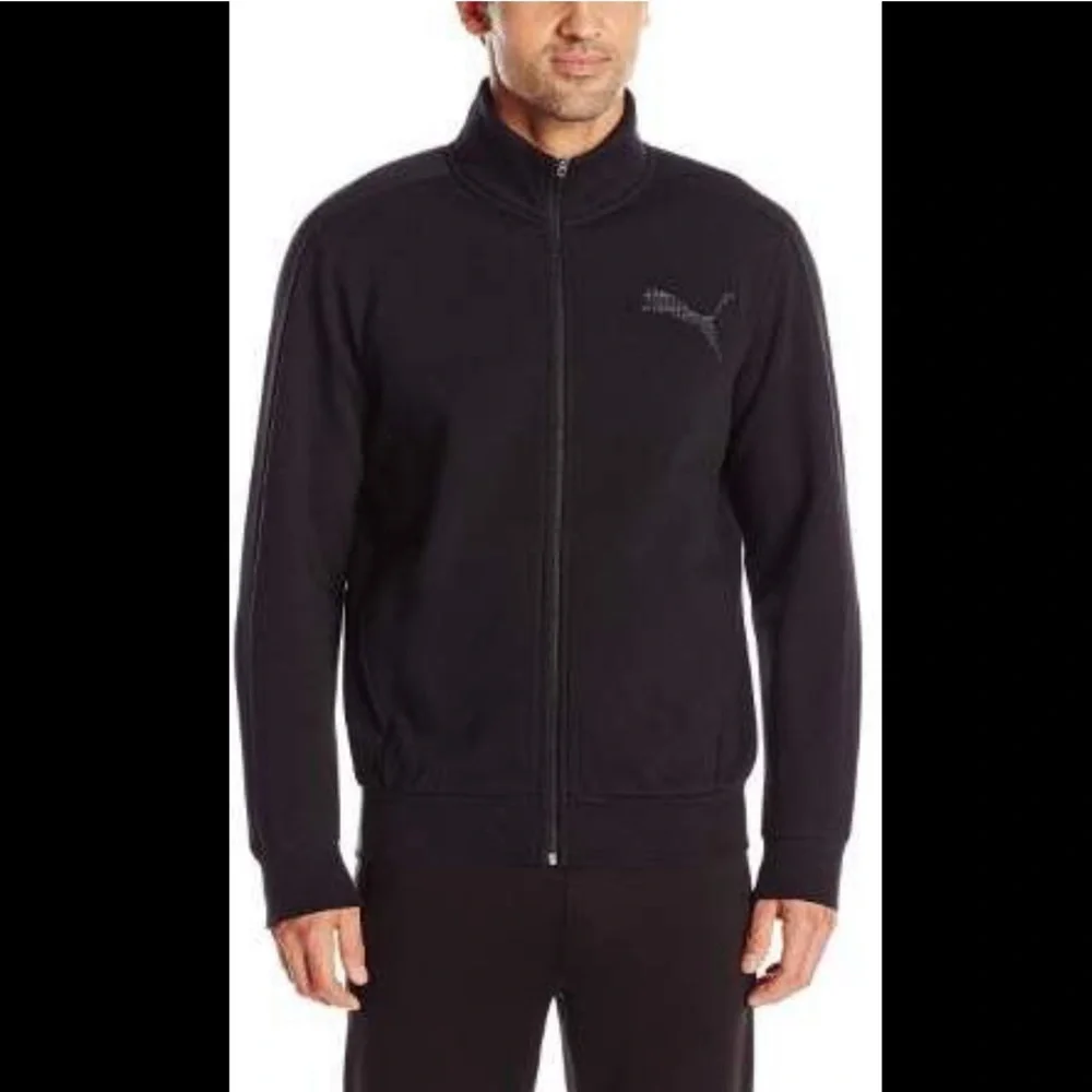 Puma | Jackets & Coats | Puma Drycell Fleece Track Jacket Black | Poshmark